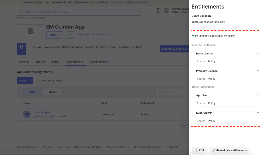 Managing custom entitlements or Bring Your Own (BYO) entitlements using ...