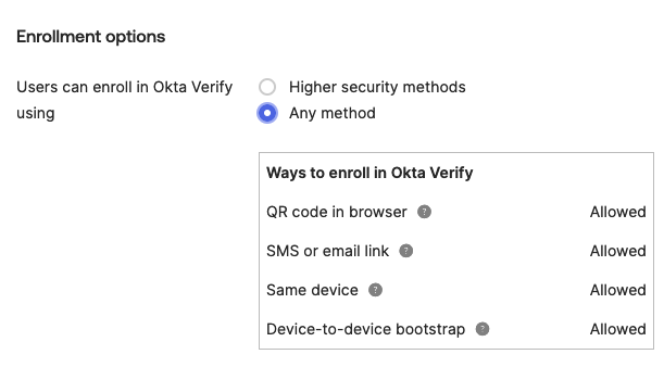 New Security Features on Okta Admin Console – IAMSE